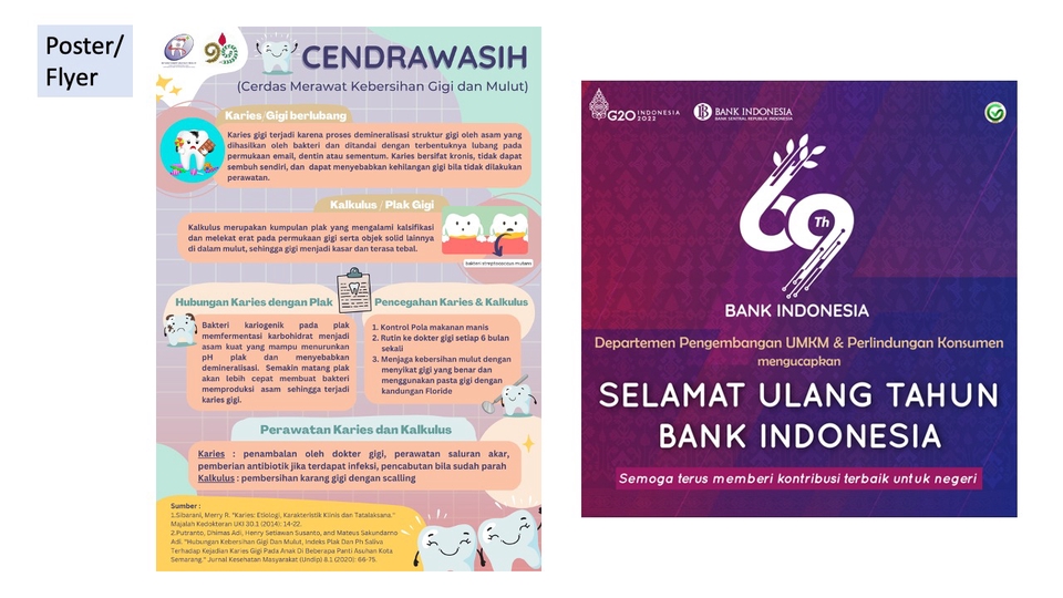 poster atau flyer
