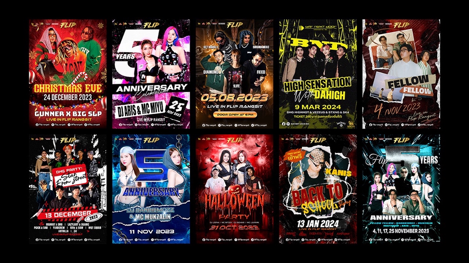 รับออกแบบ Music Poster / Album Cover / Poster Banner อื่นๆได้ทุกชนิด