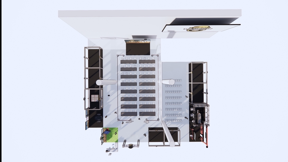 ขึ้นงาน 3D Perspective / BOOTH ,แบบบ้าน,สวน,คอนโด , event exhibition 3d ...