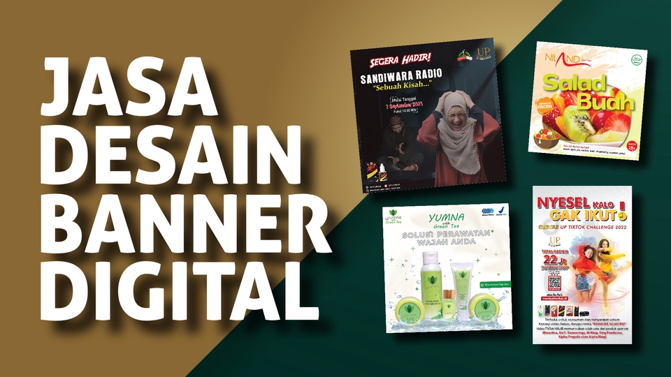 JASA DESAIN BANNER DIGITAL - KONTENT SOSMED - IKLAN DIGITAL