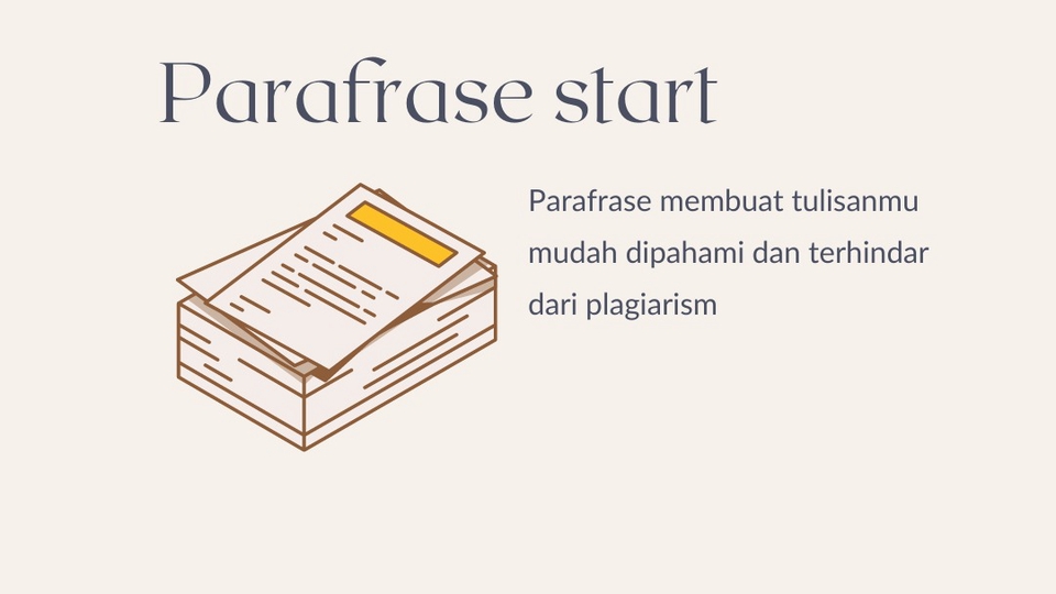 Parafrase Tulisan/Teks/Naskah