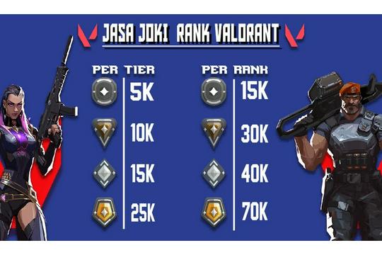 Jasa Joki Boost Valorant Rank