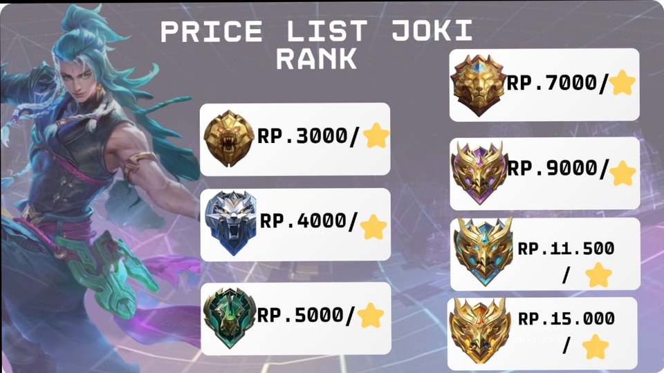 Joki mobile legend dan joki mabar