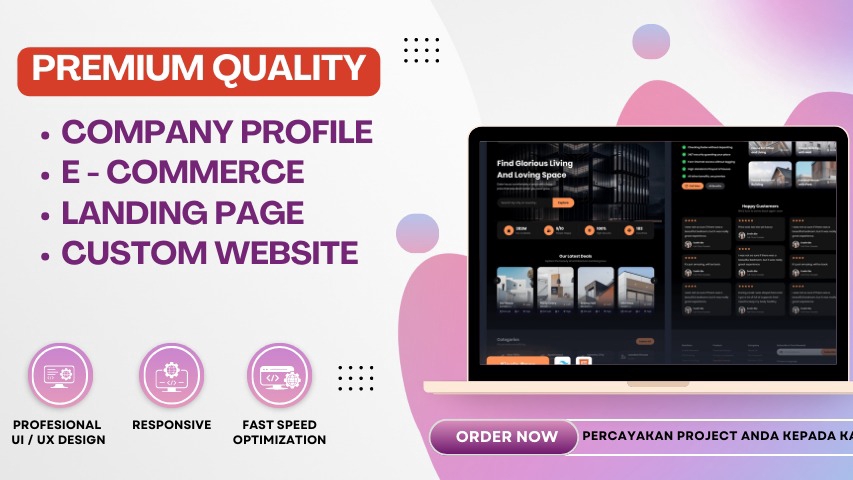 Paket Lengkap Website Profesional: Company Profile, eCommerce, LMS ...