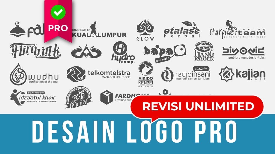 🔴 Desain Logo Pro "Revisi Unlimited"