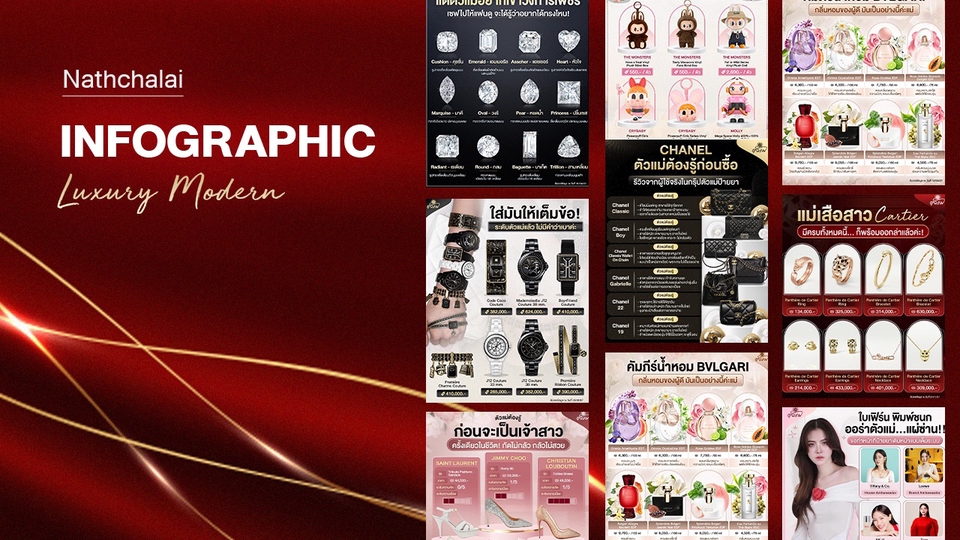 Infographic (Luxury / minimal / modern )