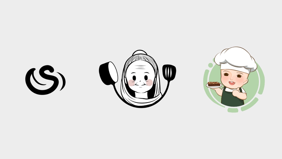 Logo simpel dan warm untuk bisnis kamu