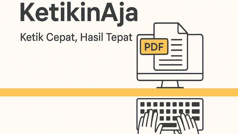 Ketik dan Rapikan Dokumen PDF atau Word Secara Profesional
