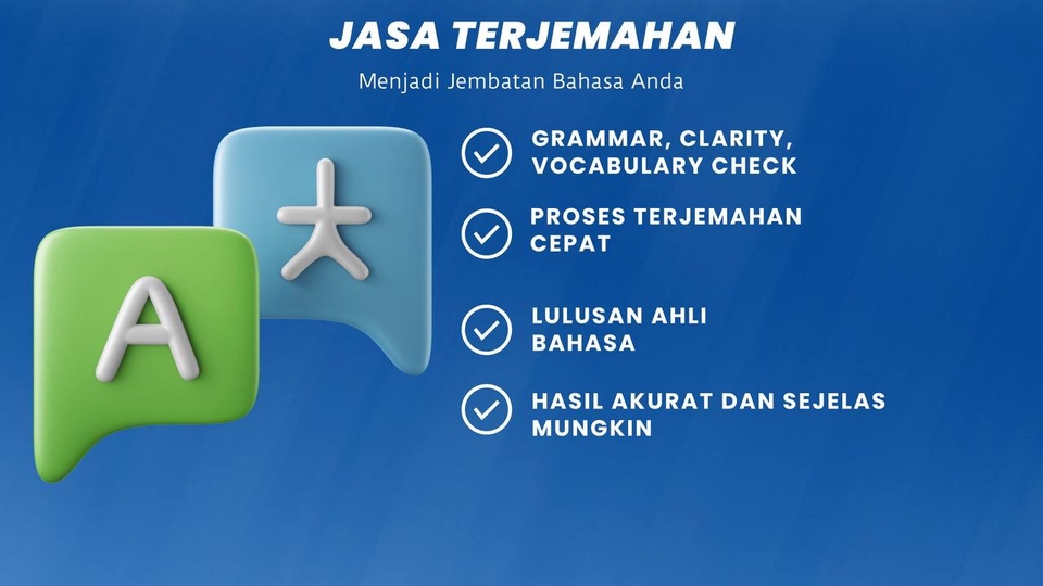 Terjemahan Bahasa Inggris-Indonesia Tepat dan Akurat