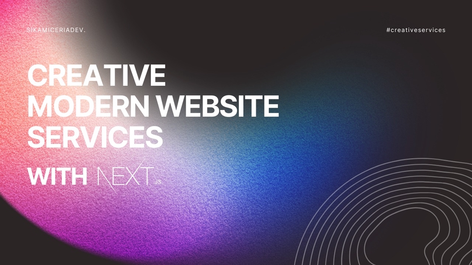 Modern Website Next.js (Portfolio, Company Profile, Landing page, dll)
