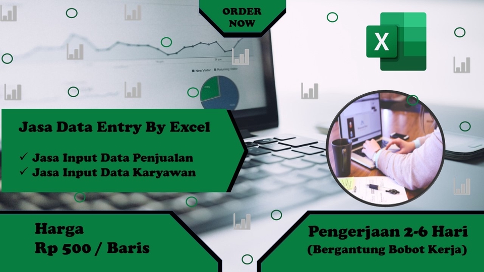 Jasa Data Entry Untuk Input Data Penjualan / Data Karyawan By Microsoft Excel