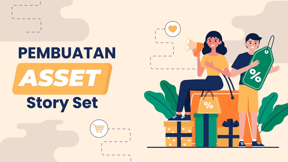 Pembuatan Asset untuk Freepik Story Set