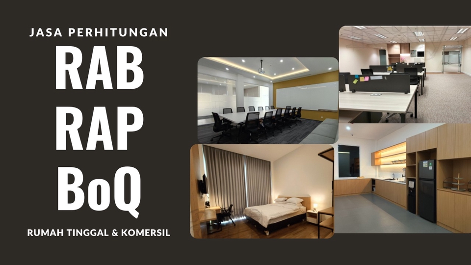 MURAH! Jasa Hitung RAB / RAP / BOQ Rumah Tinggal atau Komersil