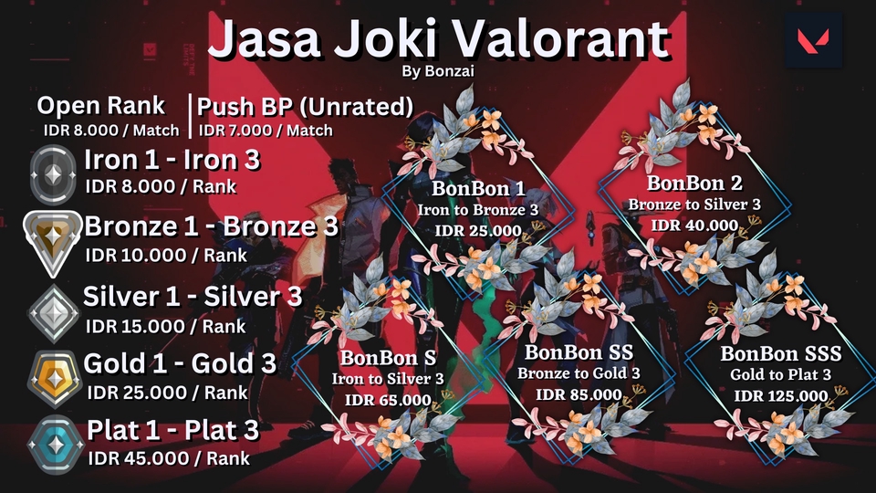 JOKI BOOSTING RANK/BATTLEPASS VALORANT