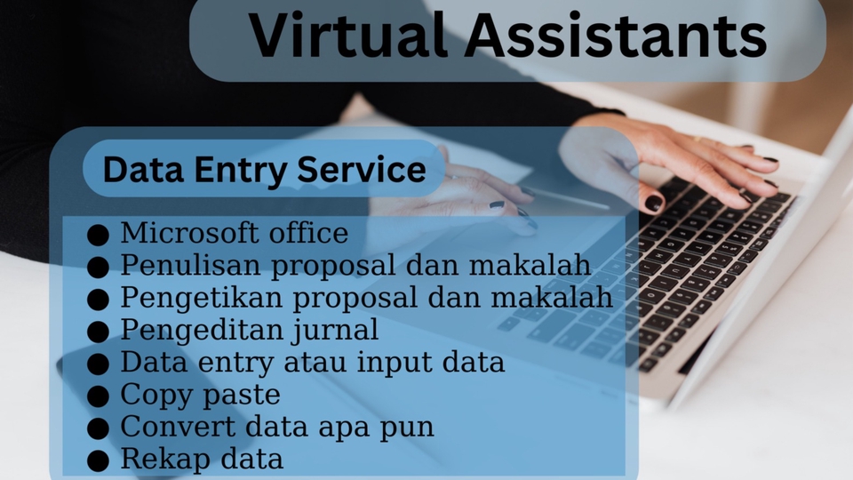 Virtual Assistans Data Entry service