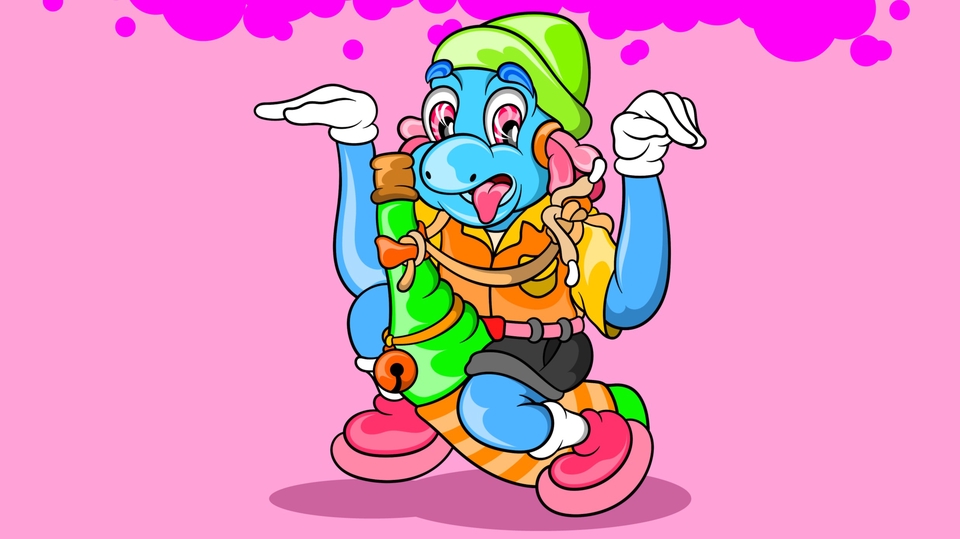 Desain Karakter Vector Lucu