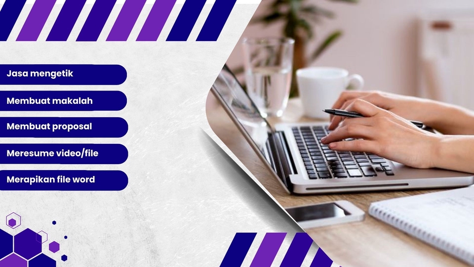 Membuat makalah dan proposal, merapikan file word, meresume video/file
