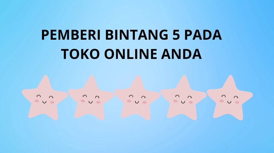 Pemberi Review Bintang 5 Pada Toko Online