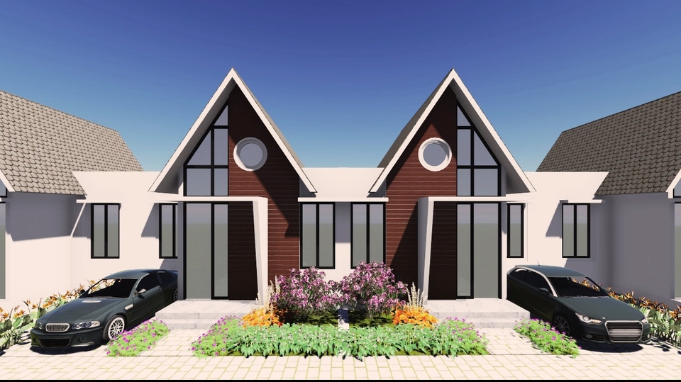 Jasa Desain Gambar Bangunan Interior dan Eksterior 2D dan 3D Rendering