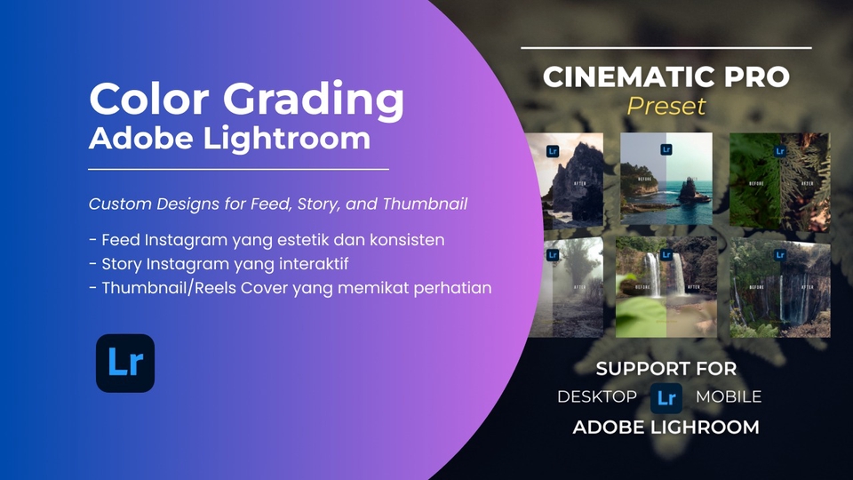 Color Grading (Cinematic Pro) - Adobe Lightroom