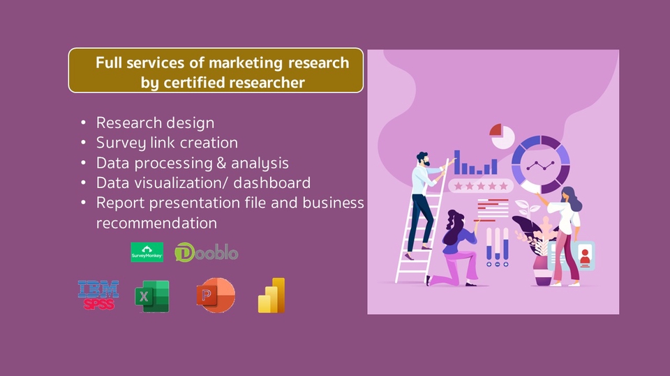 Research design, Survey link, Data analysis & Dashboard/ Visualization ...