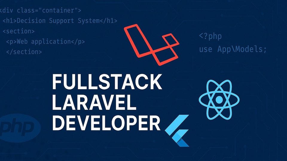 Fullstack Laravel Developer – Website Profesional, Cepat, dan Aman