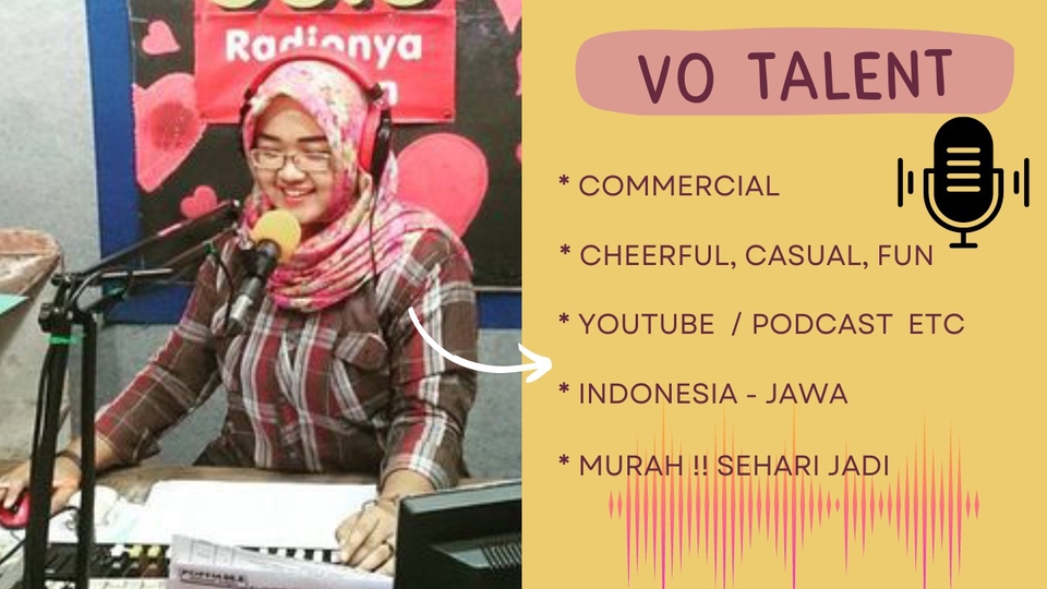 Voice Over Wanita Bahasa Indo - Jawa | Youtube, Iklan / sesuai kebutuhan anda