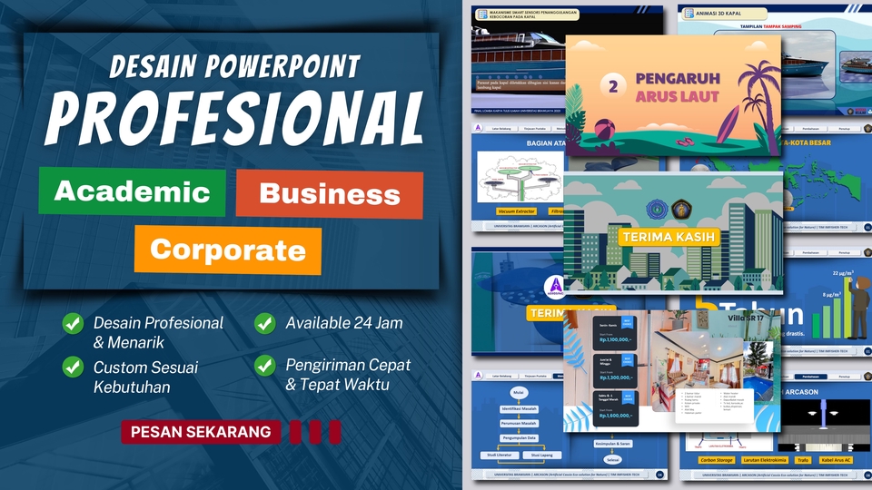 Desain Presentasi PowerPoint Profesional (Solusi untuk Akademik, Bisnis ...