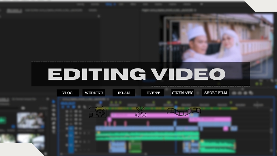 halo saya disini menawarkan jasa editing video dengan harga yang terjangkau dan memuaskan