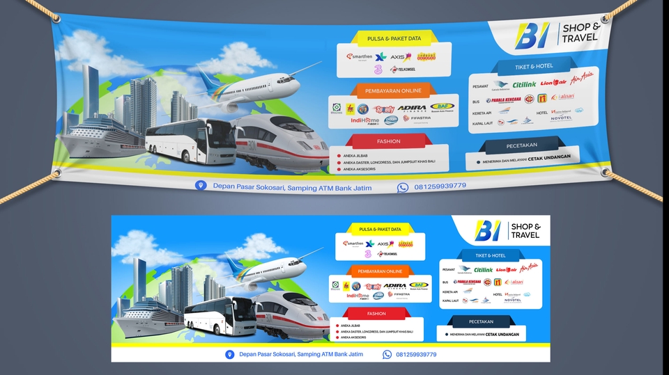 Desain Banner Modern, Simple, Elegan, dan Cepat