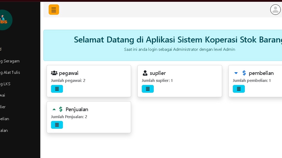 Web CRUD database untuk mengelola suatu stok dari barang atau produk