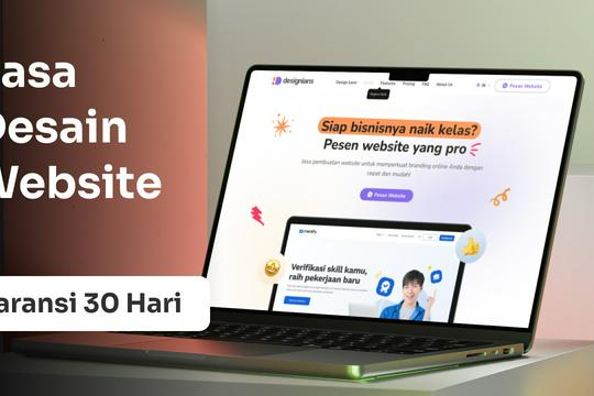 Desain UI UX Landing Page Website Responsive