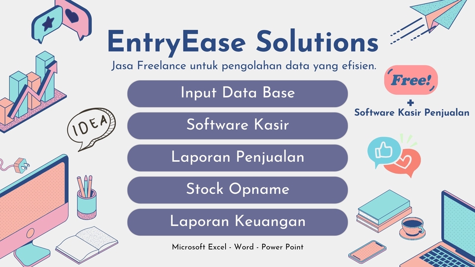 EntryEase Solutions - Input Database Penjualan - Free Software Kasir ...