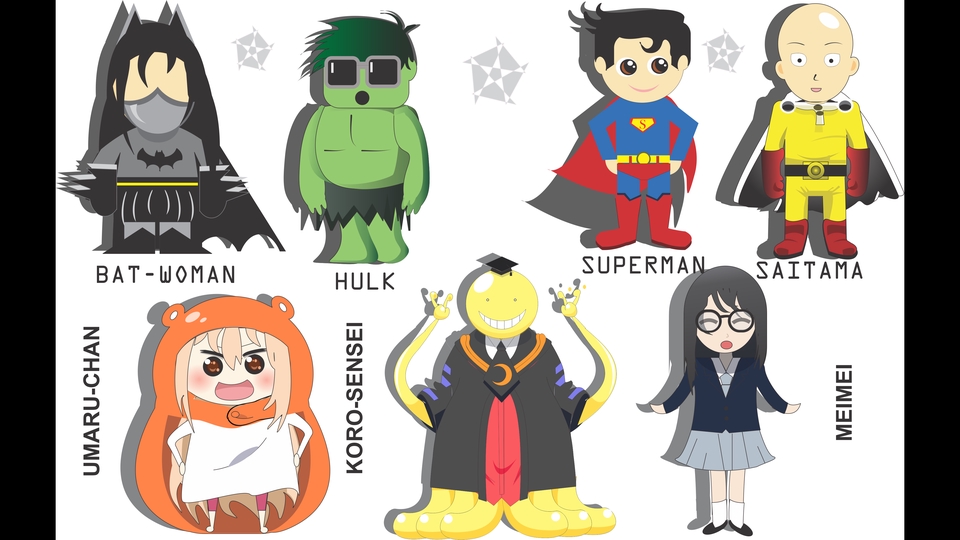 Desain karakter vector sederhana (REVISI SEPUASSNYA)