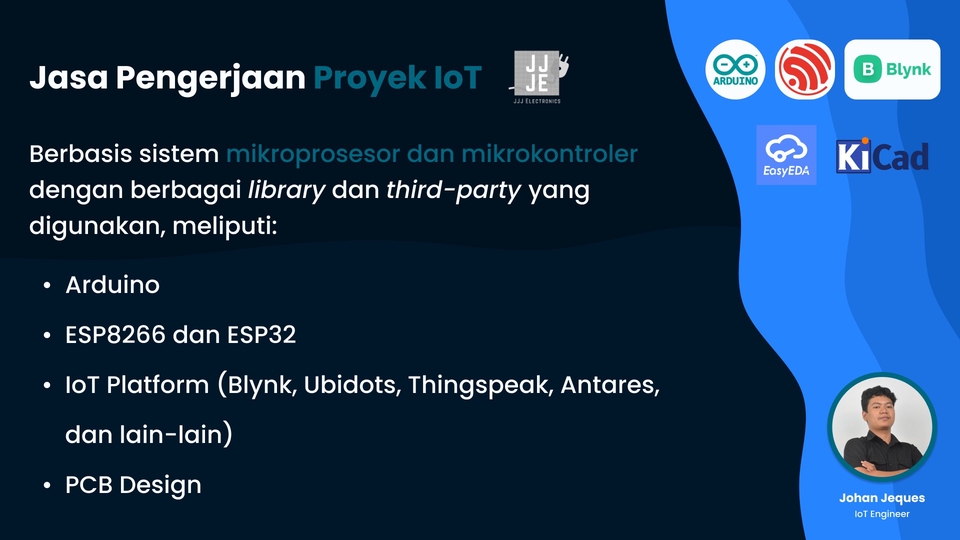 Jasa pembuatan dan konsultasi proyek alat elektronika berbasis IoT