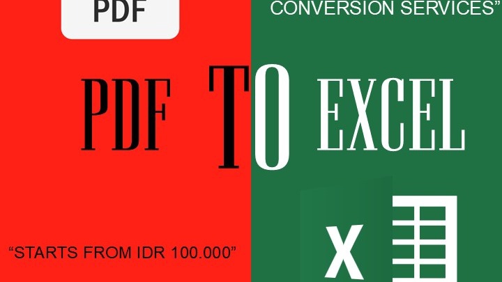 Convert PDF to Excel or Word