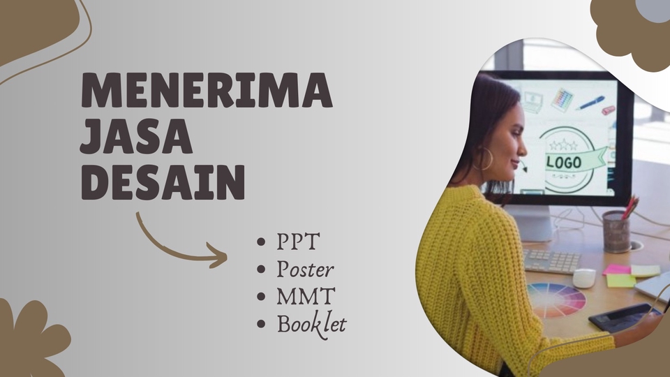 Jasa dalam pembuatan Powerpoint atau PPT, poster, MMT, dan Booklet ...
