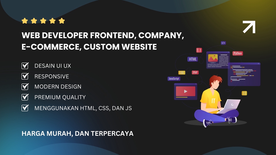 Web Developer Front-End: HTML, CSS dan JavaScript (Desain & Pengembangan)