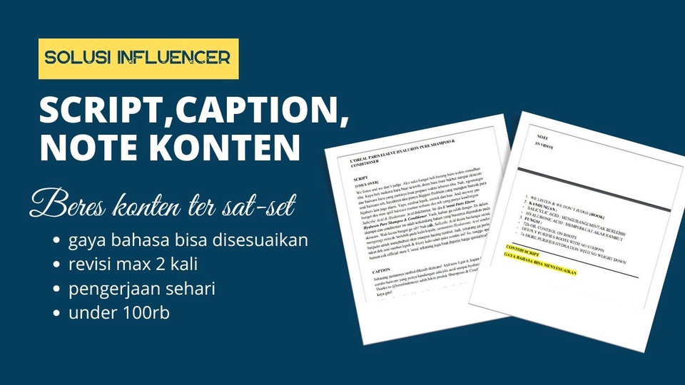 SCRIPT UNTUK KONTEN PRODUK YANG MENARIK