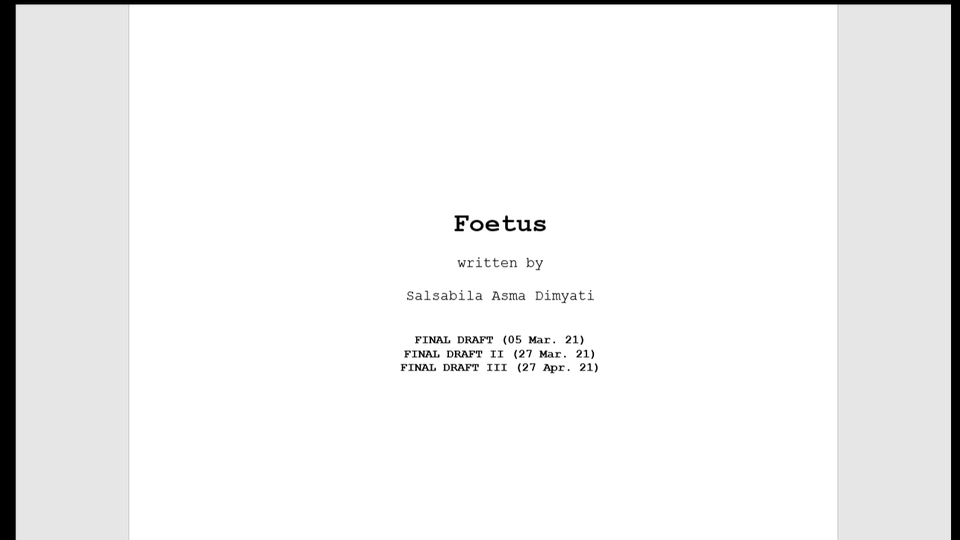 Penulisan Skenario Film