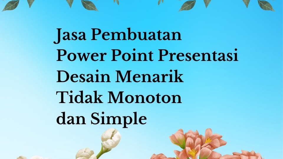 Jasa Pembuatan Power Point Presentasi