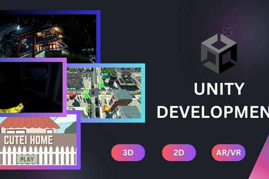 รับพัฒนาเกม หรือสื่อการเรียนรู้ 2D | 3D | AR | VR ด้วย Unity Engine ...