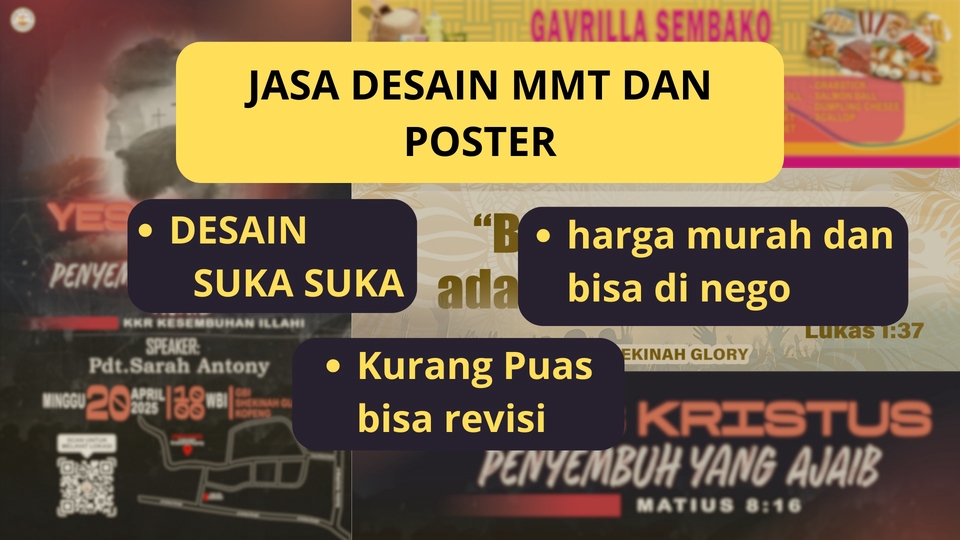 JASA DESAIN BANNER, POSTER, DAN MMT