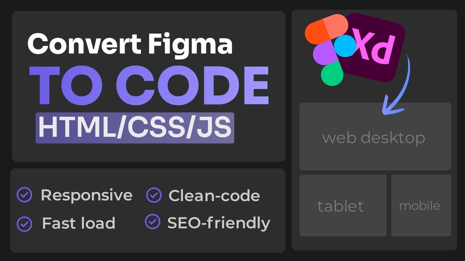 Covert Figma Menjadi Website HTML/CSS/JS yang Responsive dan Profesional