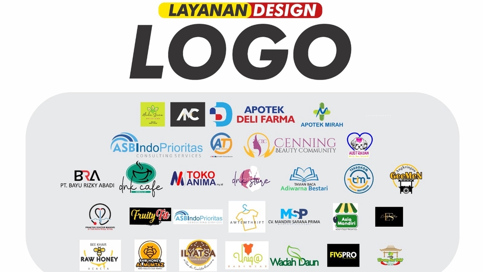 DESAIN LOGO, REVISI SAMPAI PUAS