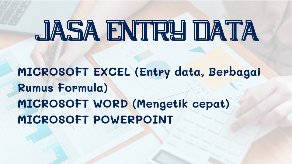 JASA ENTRY DATA (MICROSOFT EXCEL)