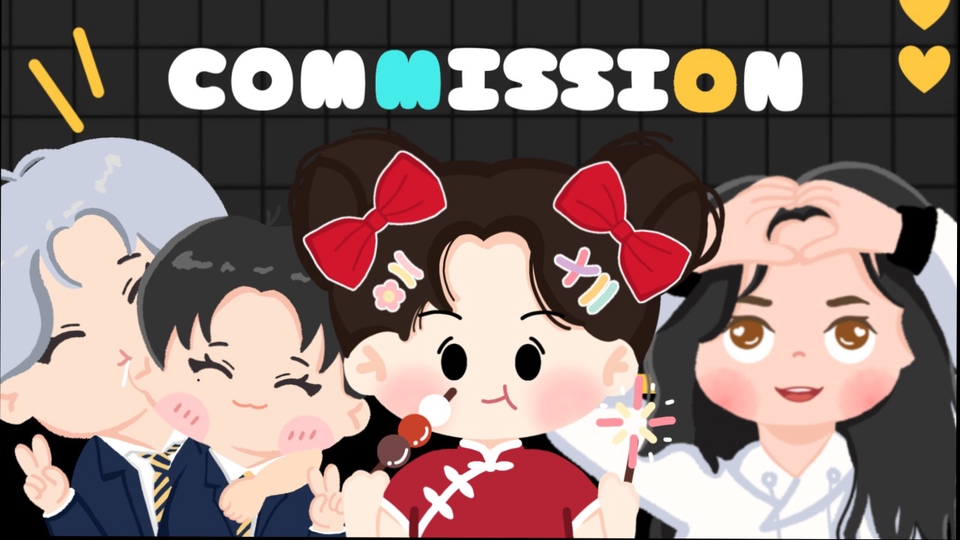 รับวาดภาพการ์ตูน Chibi / SD