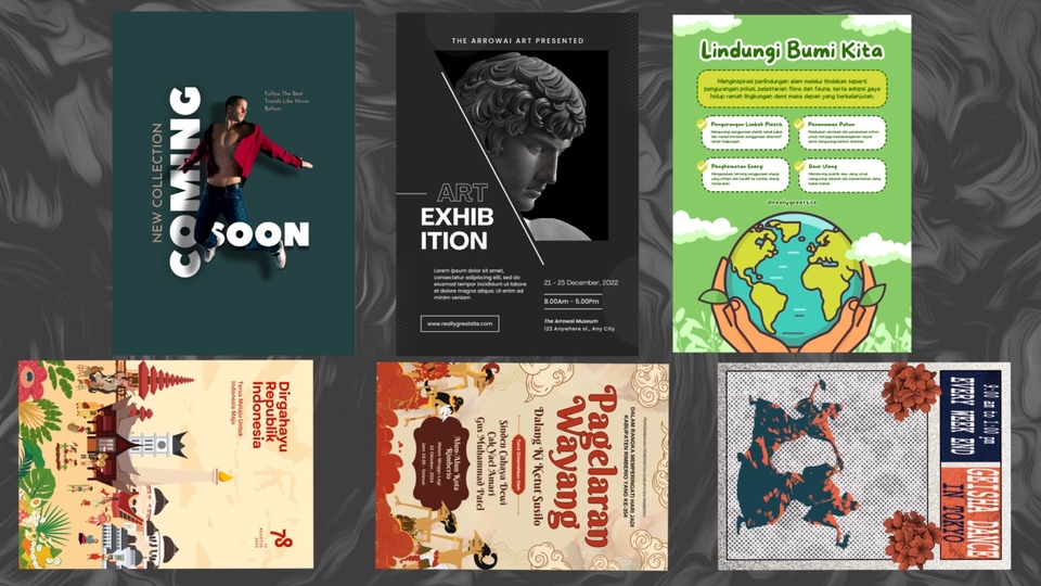 Desain poster, Minimalis & Modern Dengan Kualitas yang Terbaik