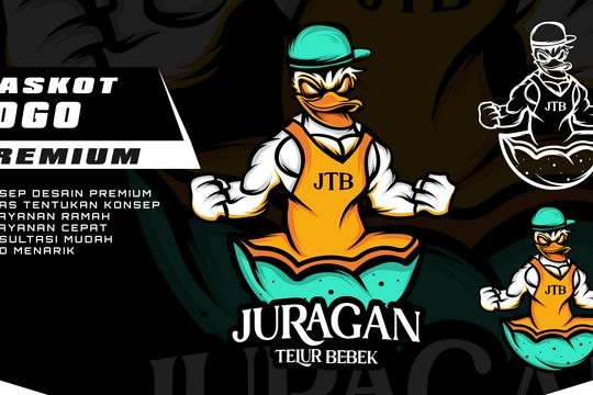 DESAIN MASKOT LOGO PREMIUM. SEHARI JADI