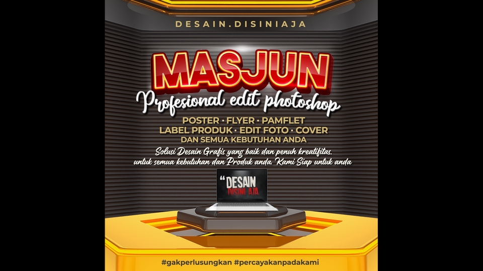 Desain Poster, Flyer, Pamflet, logo, company Profile